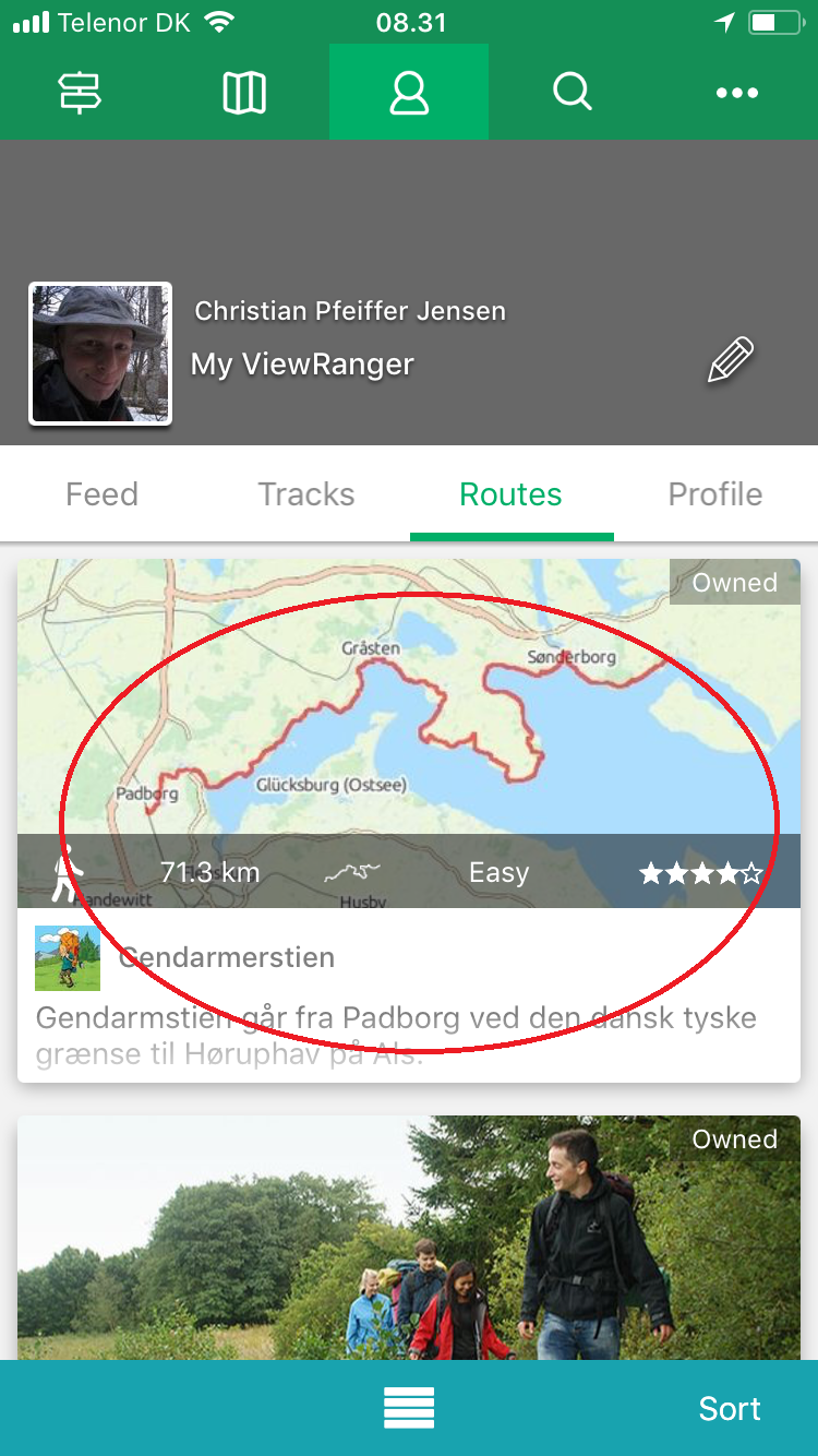 Guide til at downloade et kort til Viewranger - Vores vandre-blog